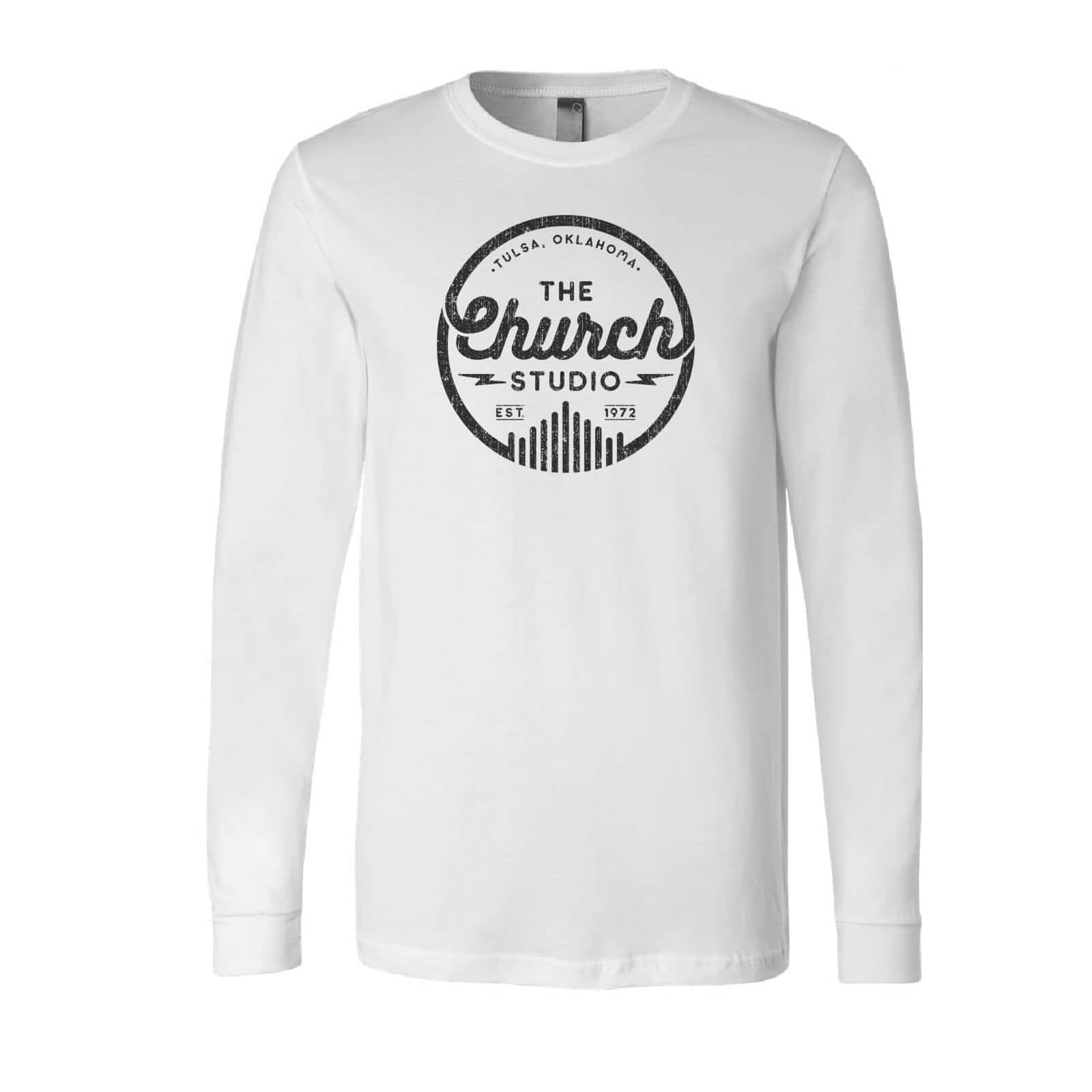 Long Sleeve Classic Logo White The Church Studio Long Sleeve Classic Logo White The Church Studio