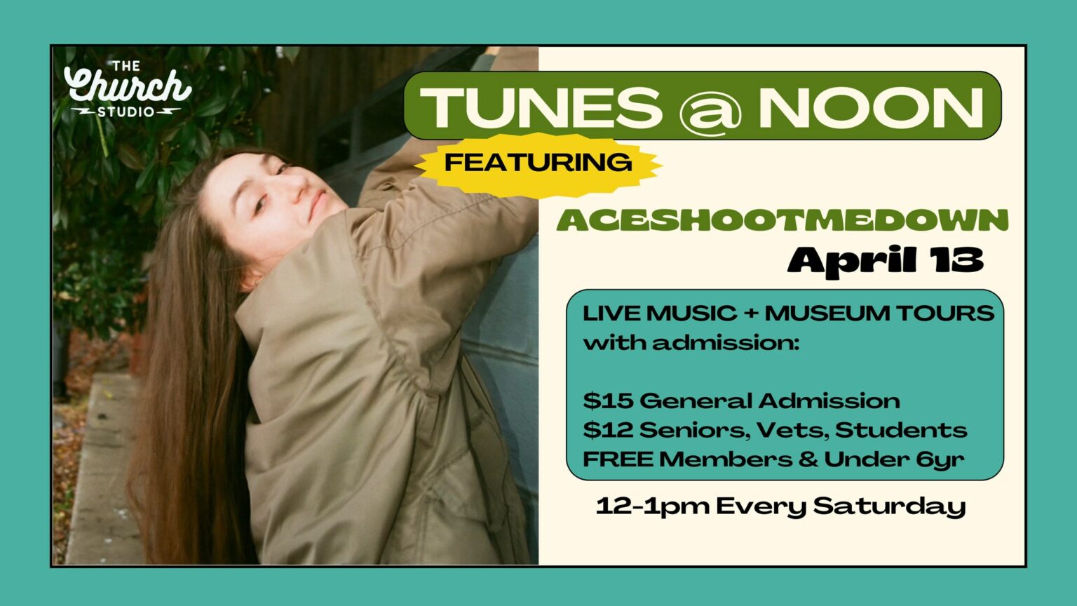 Tunes @ Noon : ACESHOOTMEDOWN - The Church Studio