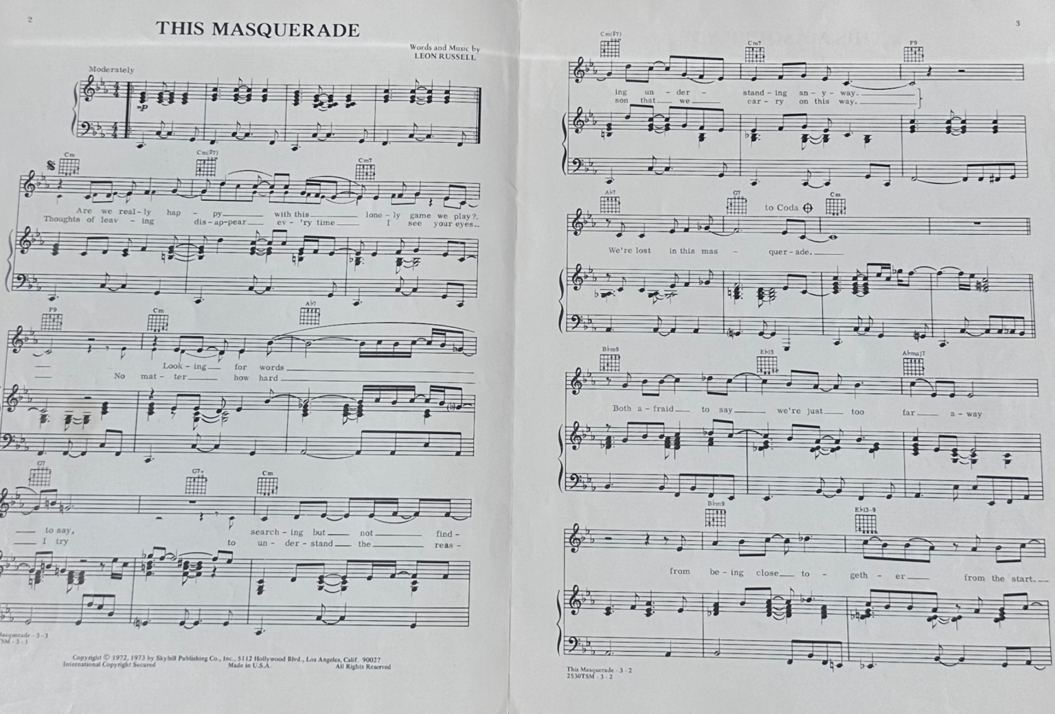 The Story Behind Leon Russell’s "This Masquerade" - The Church Studio